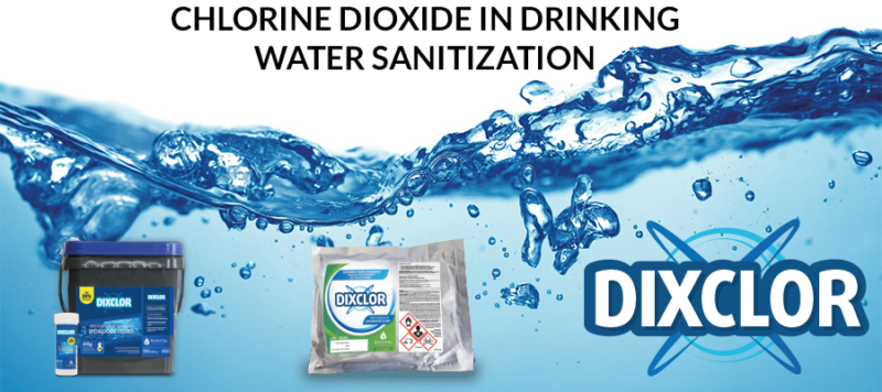 Chlorine dioxide in the sanitization of drinking water - Somvital Biosafety